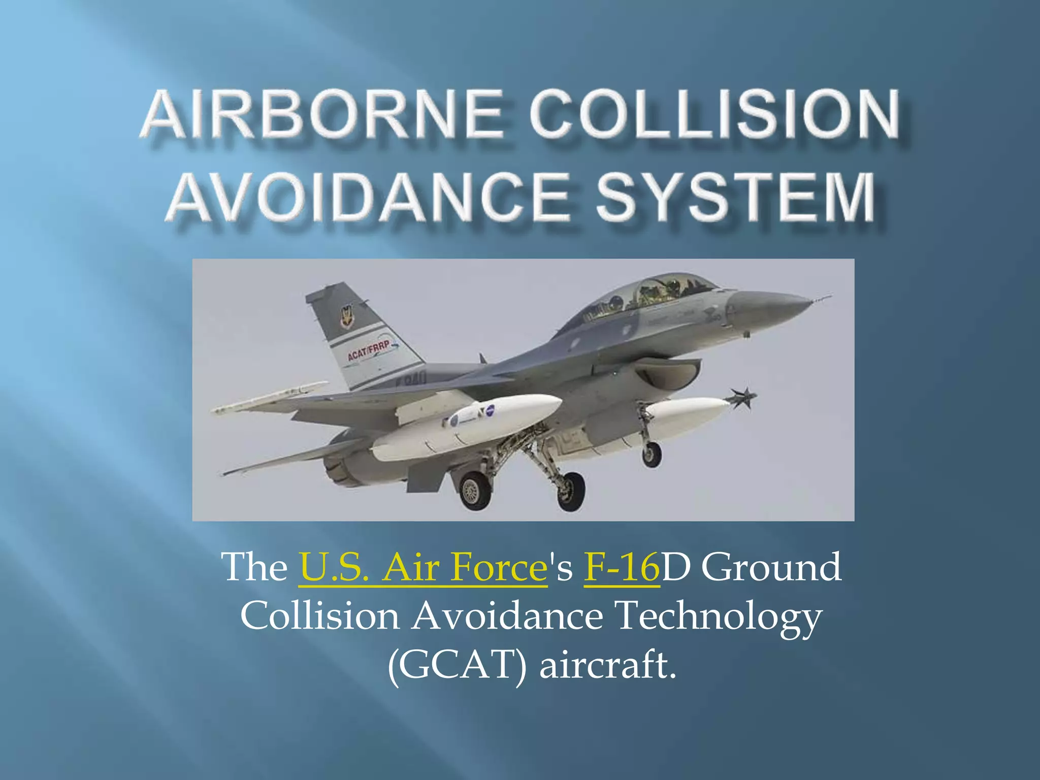 Airborne collision avoidance system | PPTX