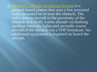 Airborne collision avoidance system | PPTX