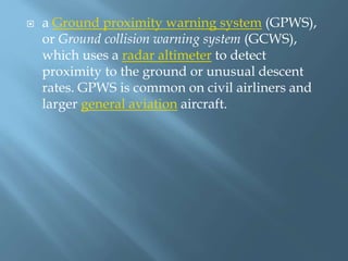 Airborne collision avoidance system | PPTX