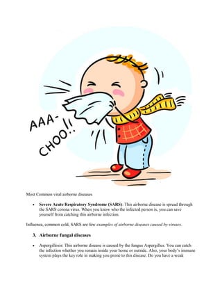 Air borne diseases | PDF