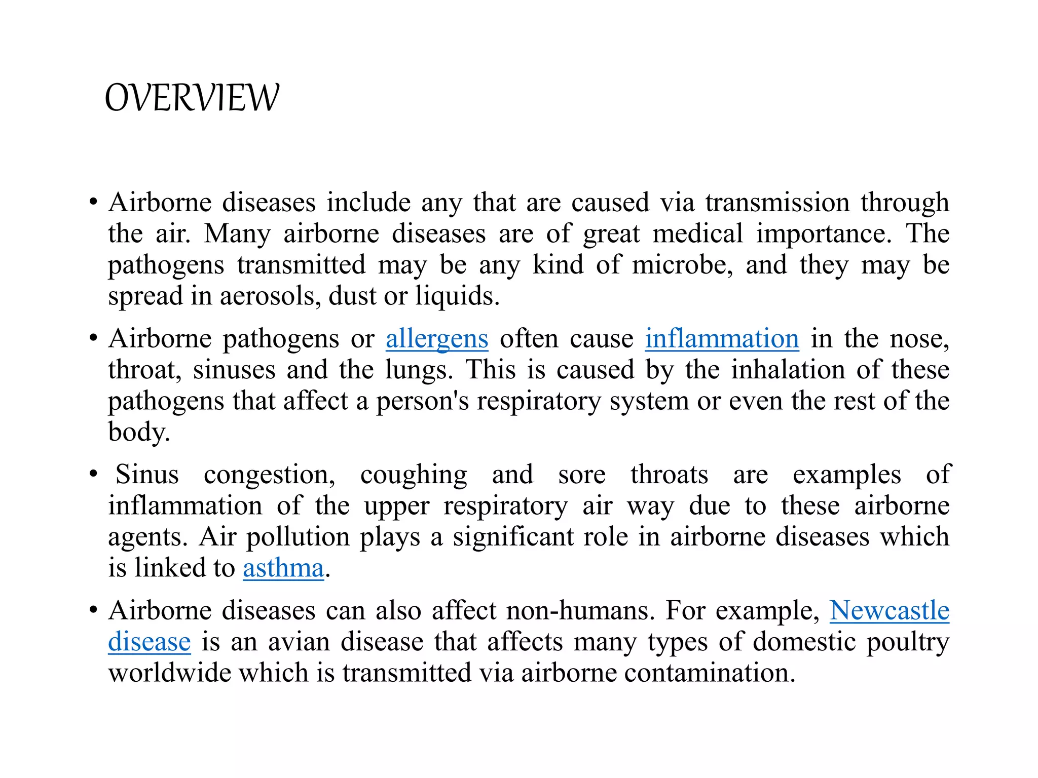 Airborne diseases | PPTX