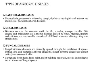 Airborne diseases | PPTX