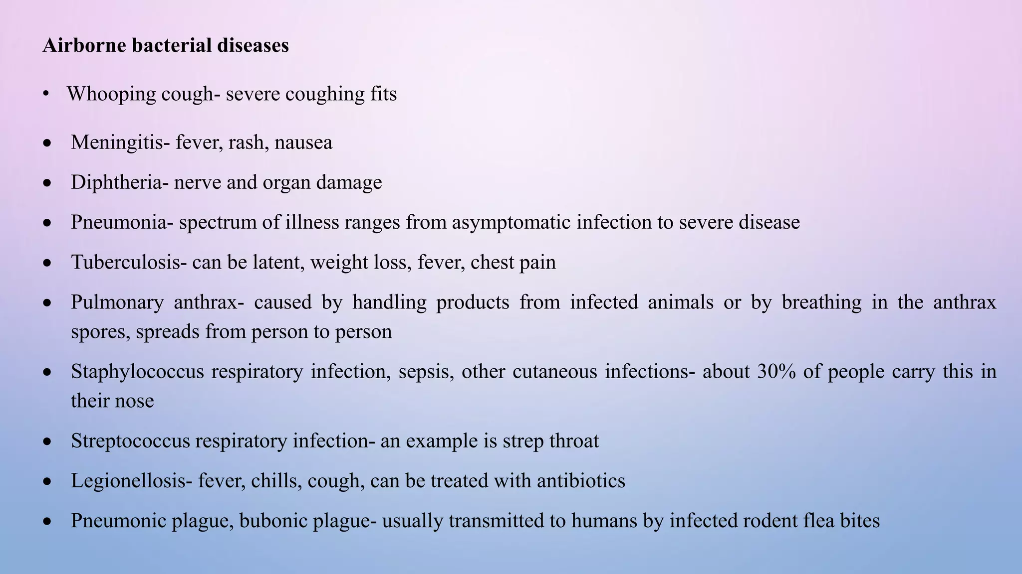Airborne diseases | PDF