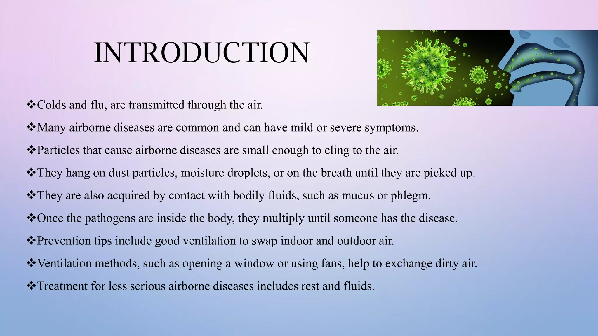 Airborne diseases | PDF