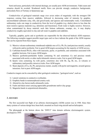Airborne electromagnetic survey REPORT | DOCX