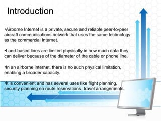 Air borne intelligence | PPT | Computer Networking | Computing