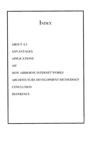 Airborne internet | PDF