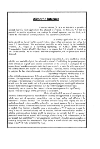 Airborne internet | PDF