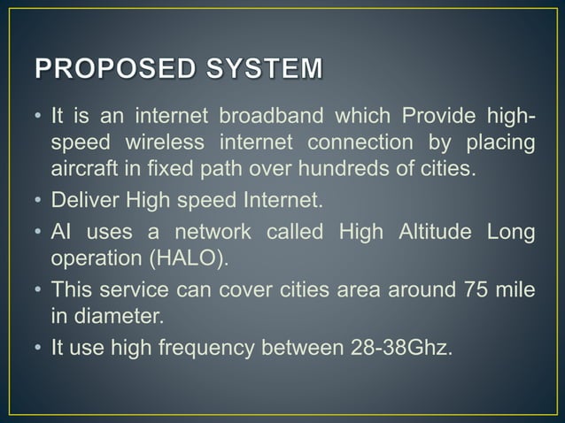 Airborne internet | PPTX | Computer Networking | Computing