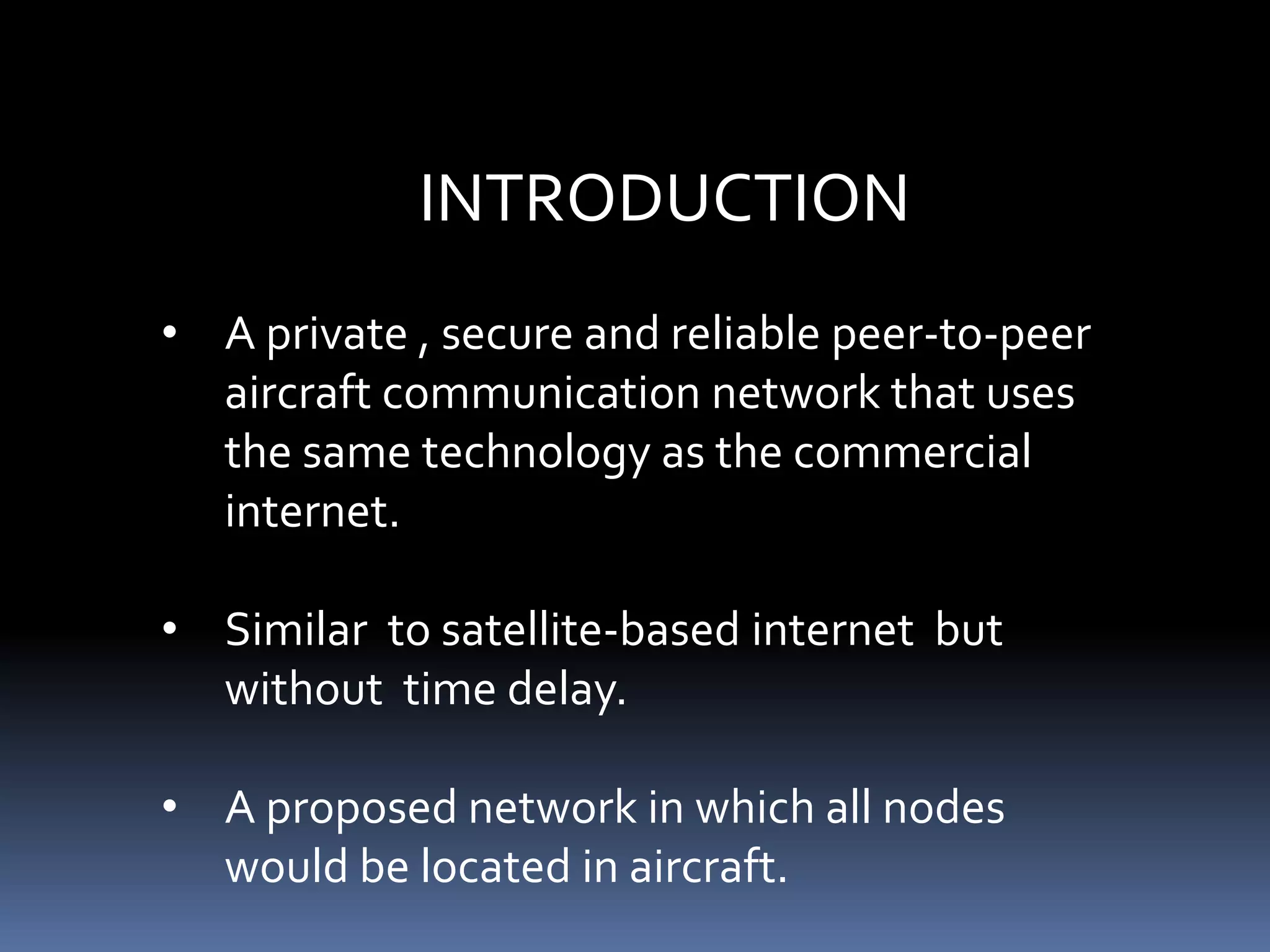 Airborne internet | PPTX