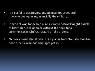 Airborne internet | PPTX