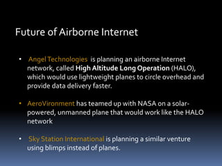 Airborne internet | PPTX