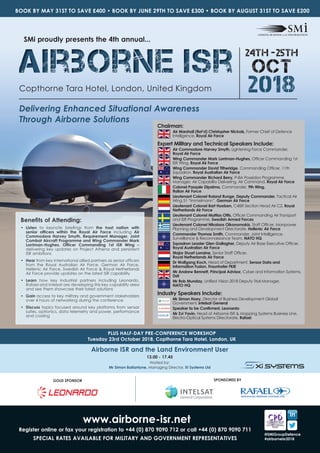 SMi Group's 4th annual Airborne ISR 2018 | PDF