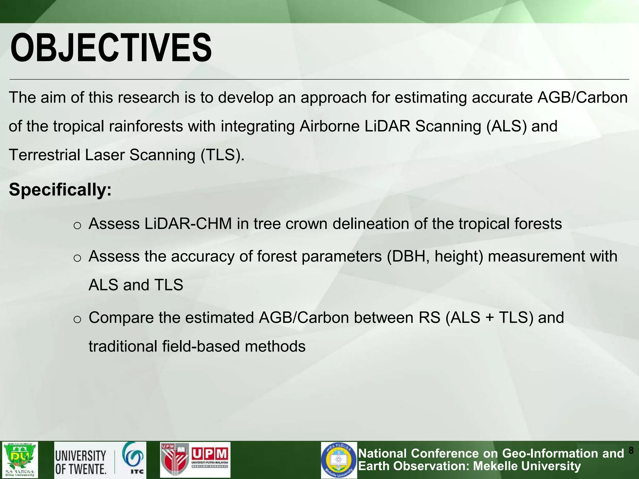 Airborne LiDAR and Terrestrial Laser Scanner for Accurate Forest or ...