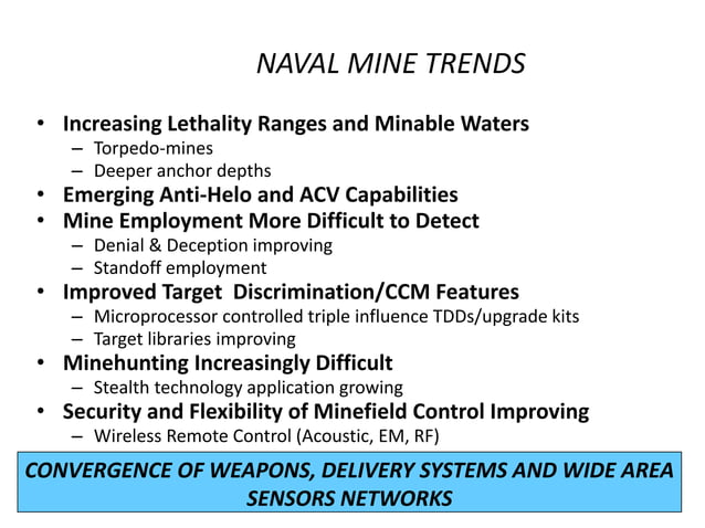 AMCM (Airborne Mine Counter Measures) | PDF