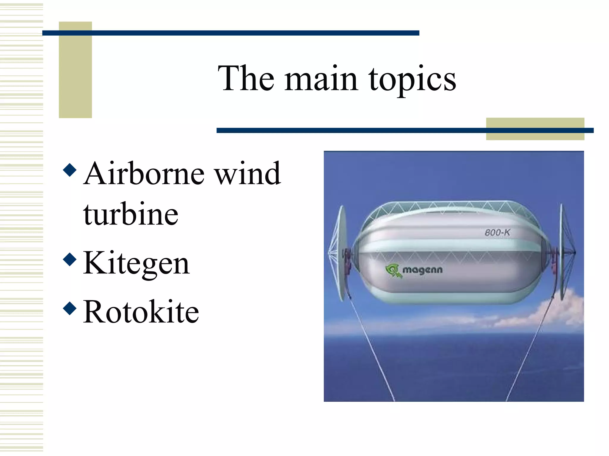 Airborne Wind Turbines | PPT
