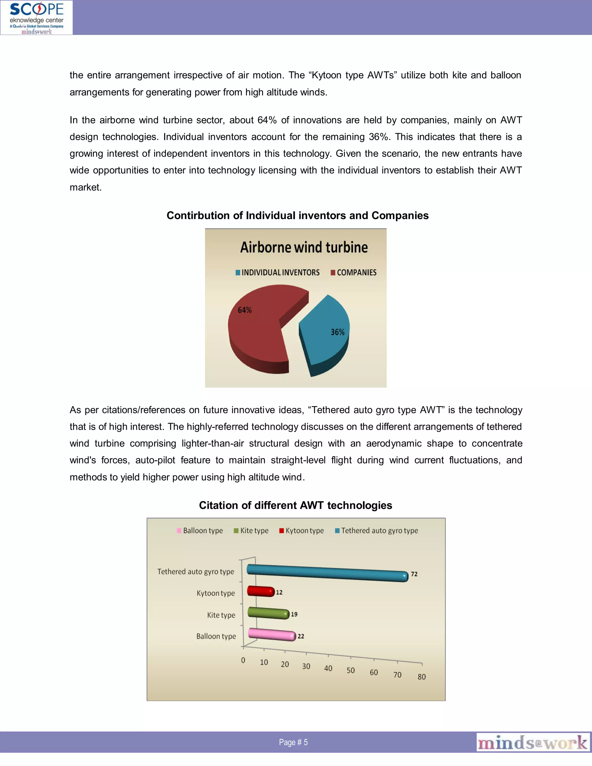 Airborne wind turbines | PDF