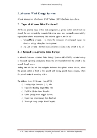 Airborne Wind Turbines - A report | DOCX