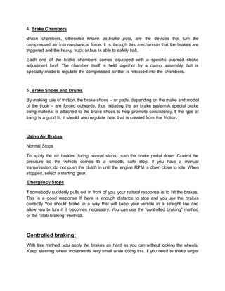 Air brake system | DOCX