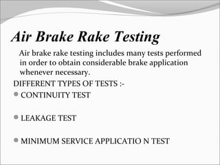 Air brake system | PPT