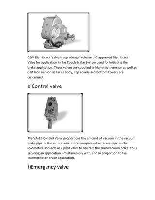 Air brake system of locomotives | DOC