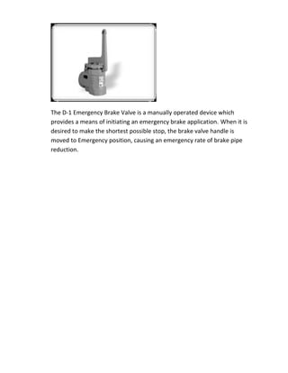 Air brake system of locomotives | DOC