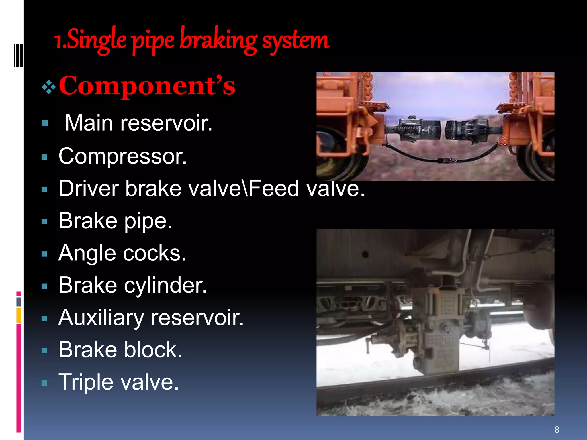 Air braking system of railways | PPTX