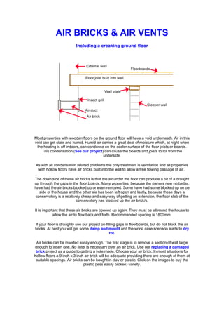 Air bricks | PDF