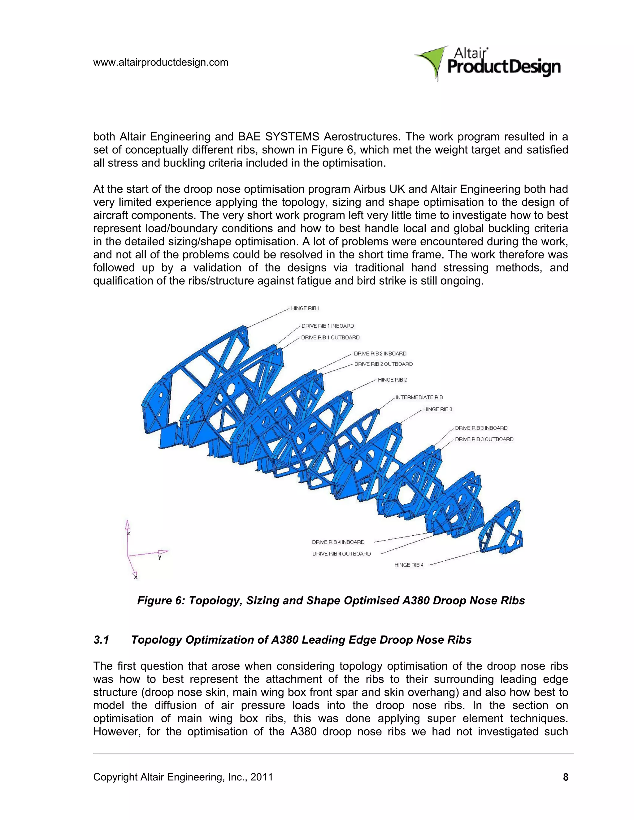 Airbus - Topology Optimization Methods for Optimal Aircraft Components | PDF