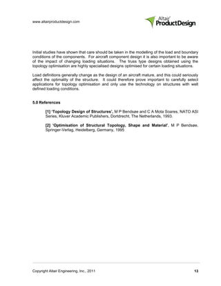 Airbus - Topology Optimization Methods for Optimal Aircraft Components ...