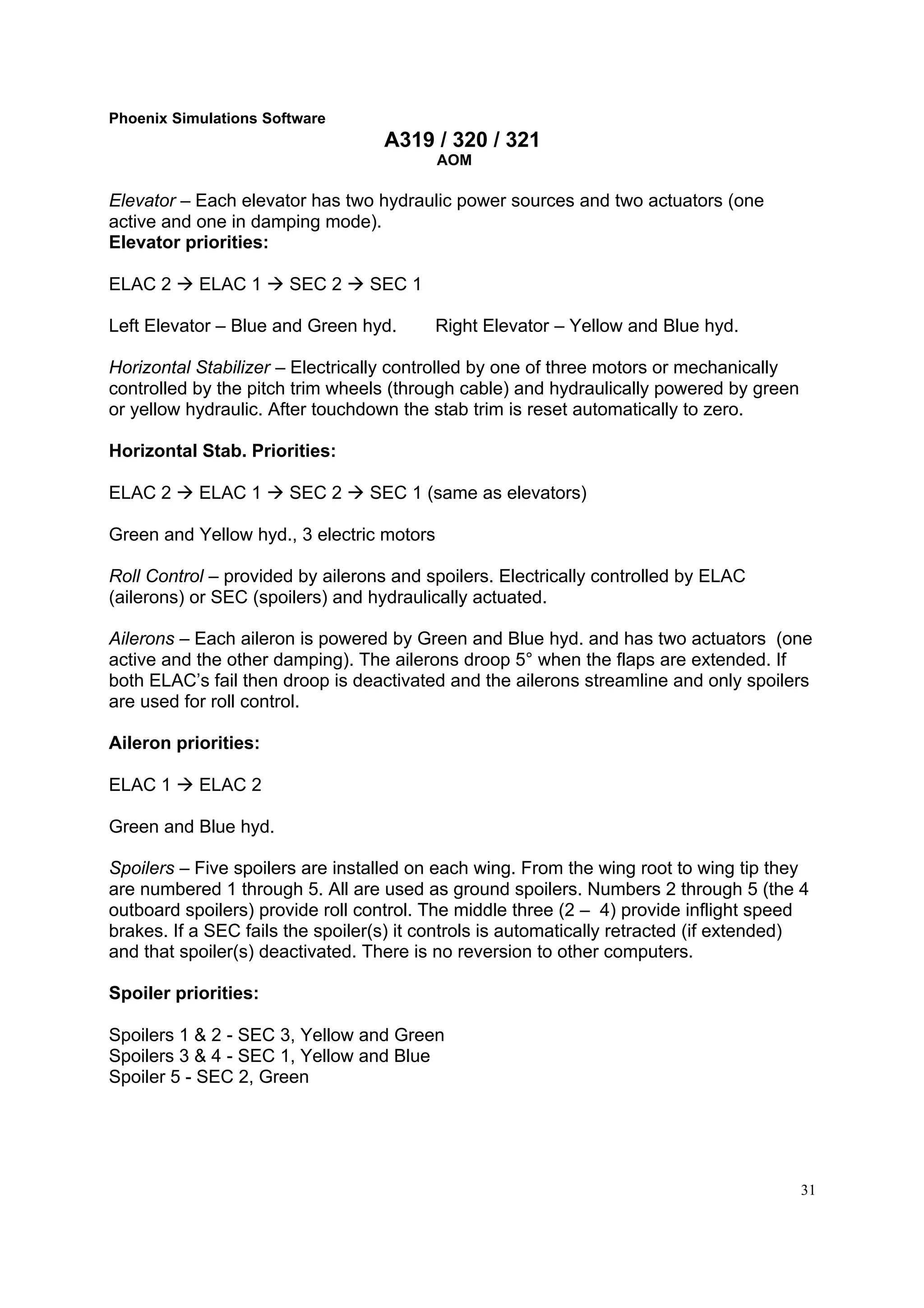 Airbus a319 a320 a321 aircraft operating manual | PDF