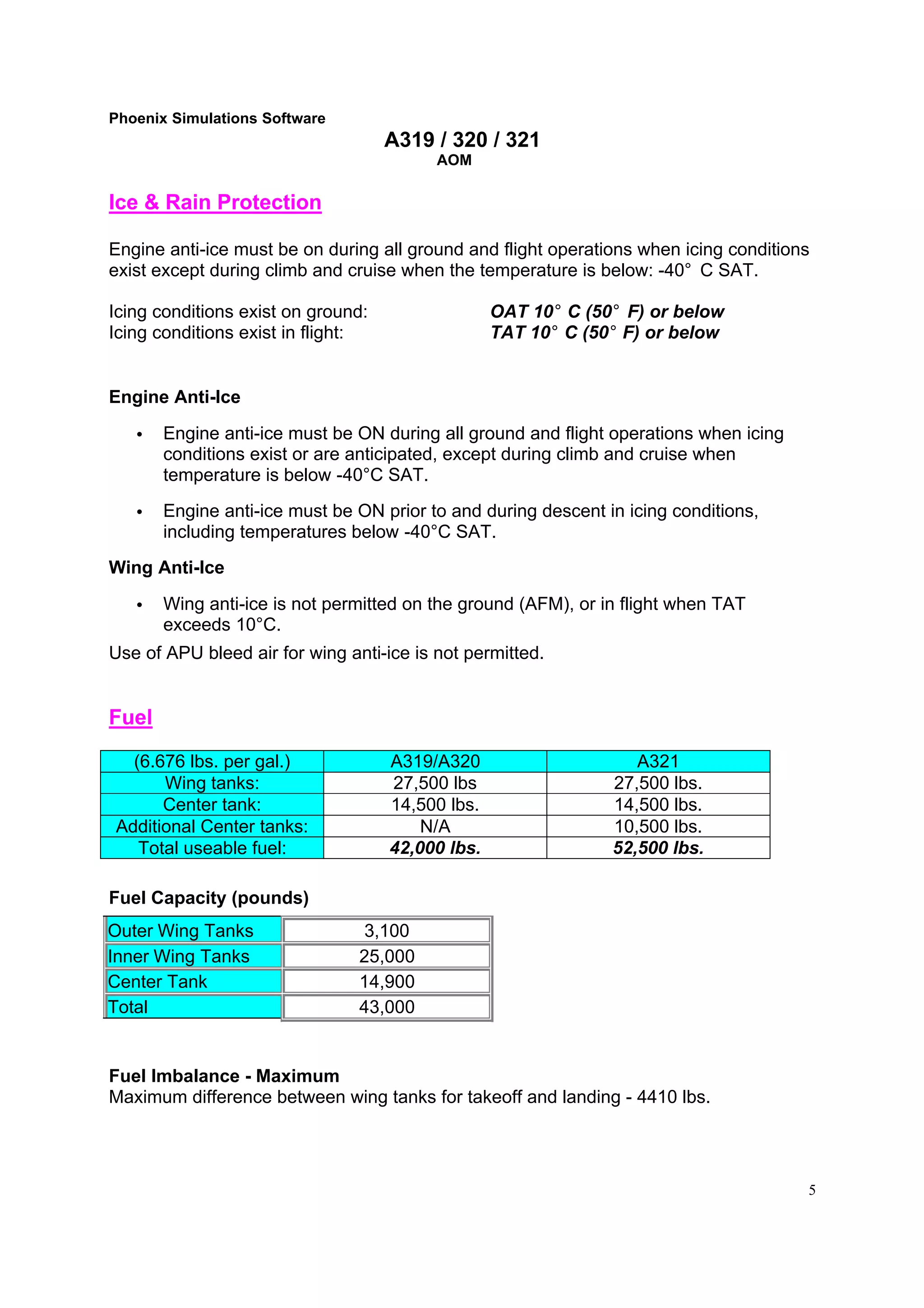 Airbus a319 a320 a321 aircraft operating manual | PDF