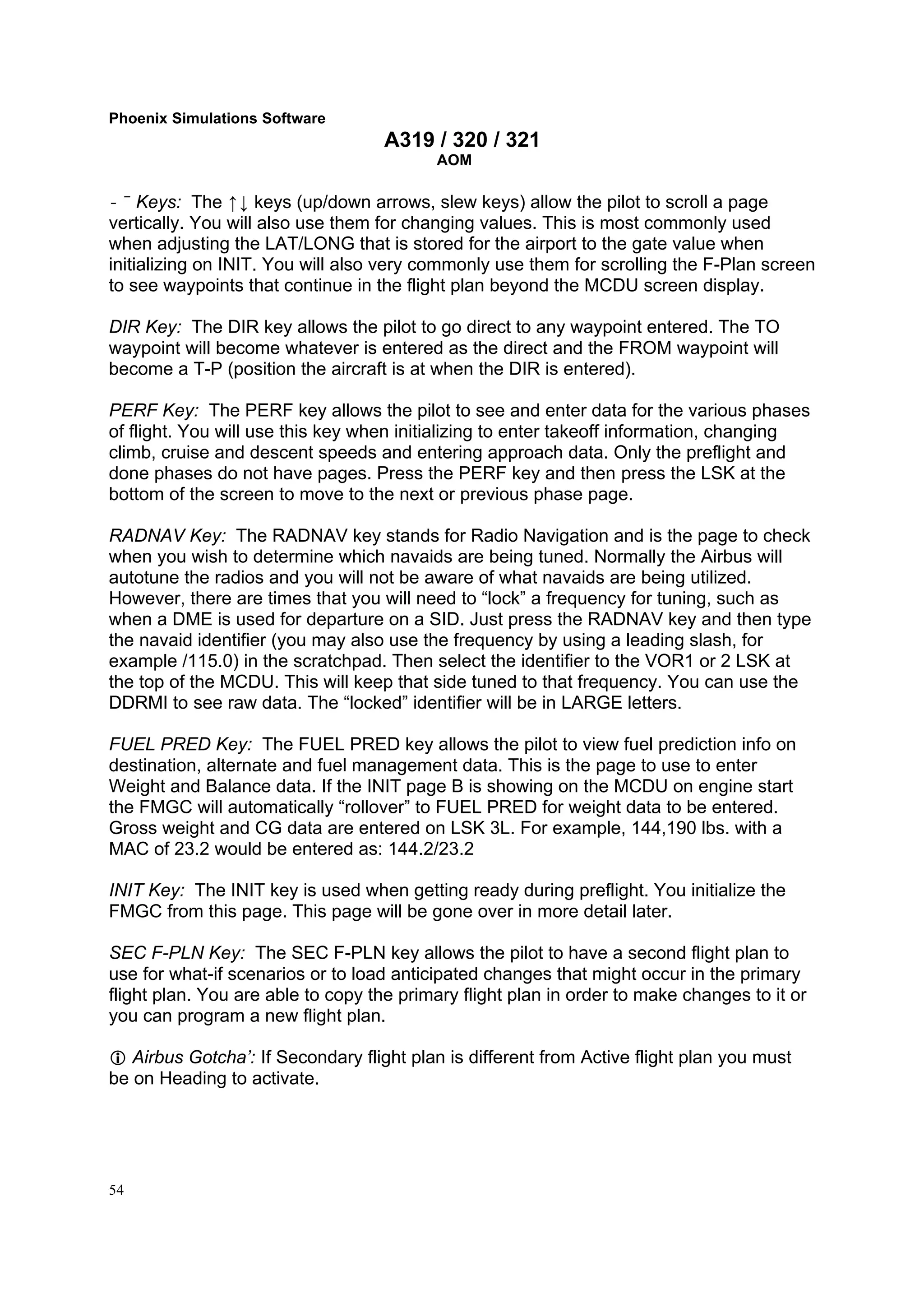 Airbus a319 a320 a321 aircraft operating manual | PDF