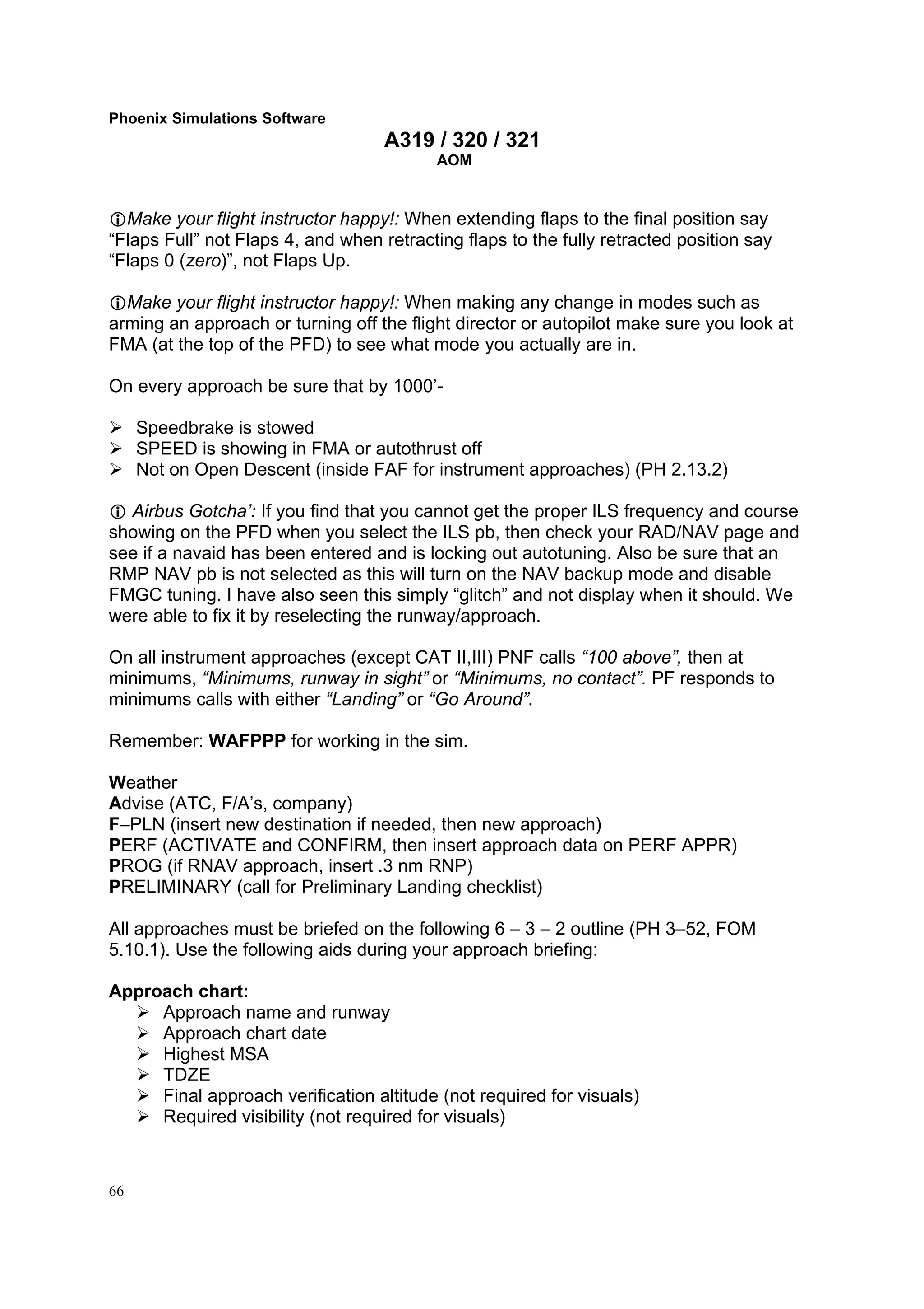 Airbus a319 a320 a321 aircraft operating manual | PDF