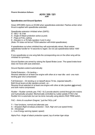 Airbus a319 a320 a321 aircraft operating manual | PDF