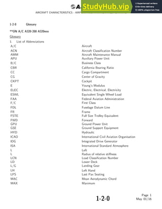 AIRBUS A320 AIRCRAFT CHARACTERISTICS AIRPORT AND MAINTENANCE PLANNING ...