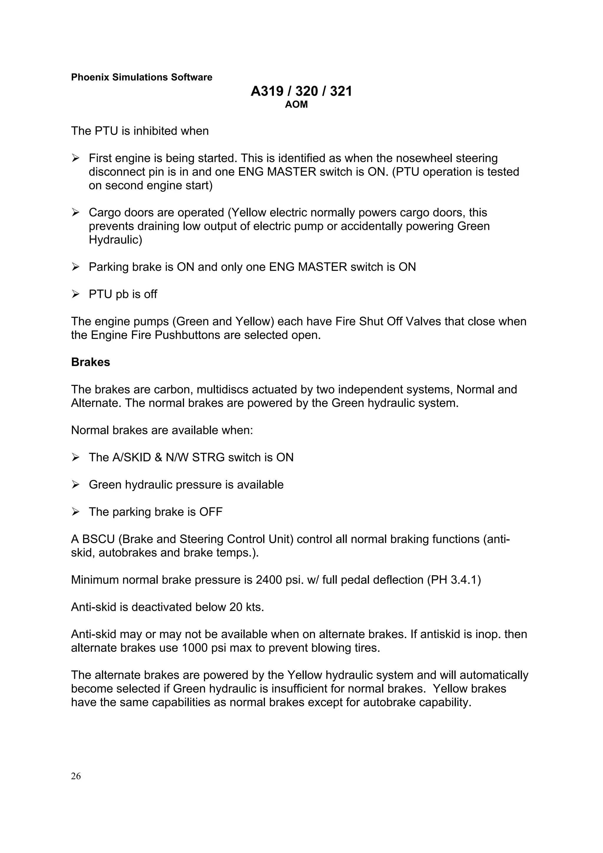 Airbus a320 aircraft operation manual | PDF