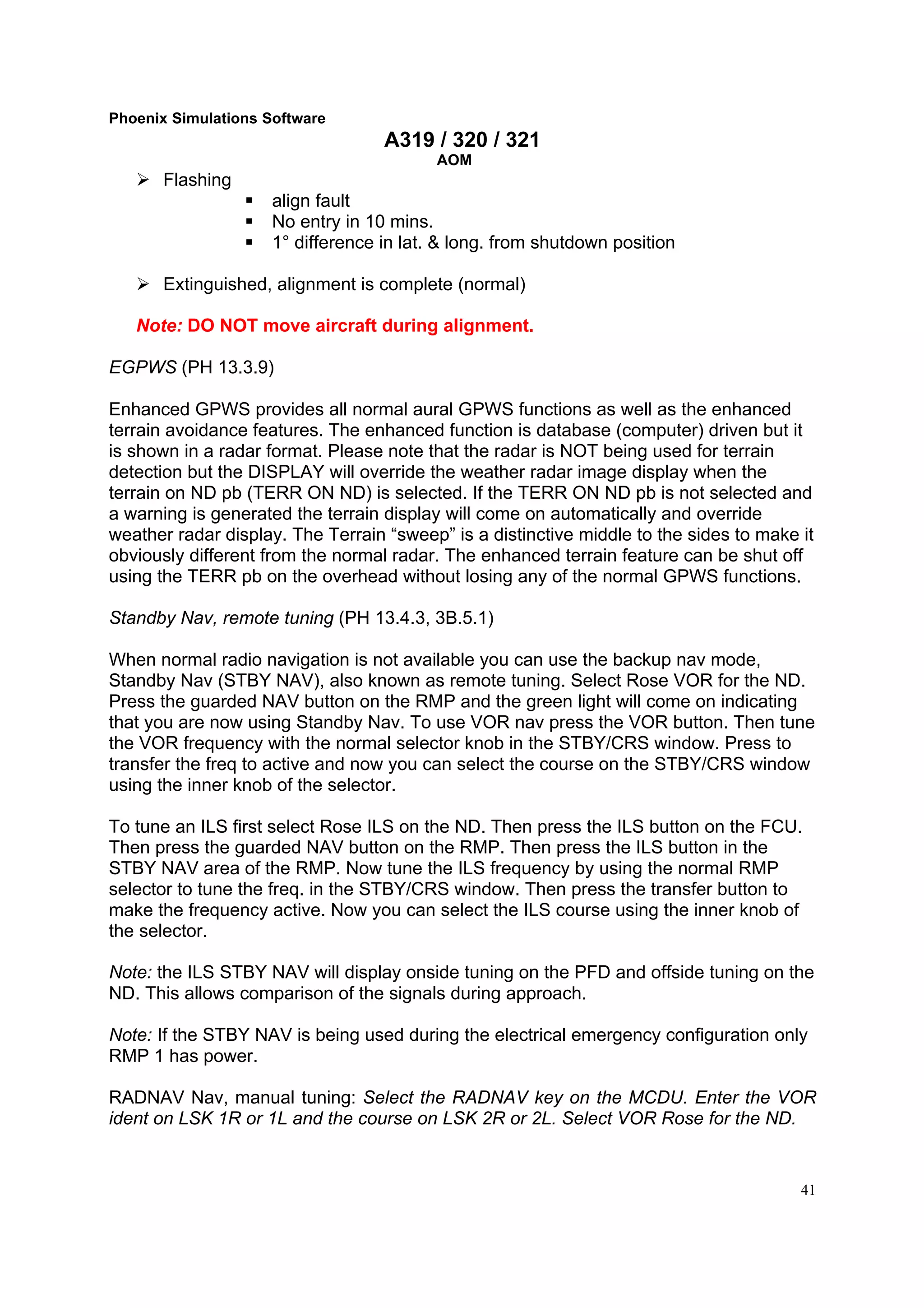 Airbus a320 aircraft operation manual | PDF