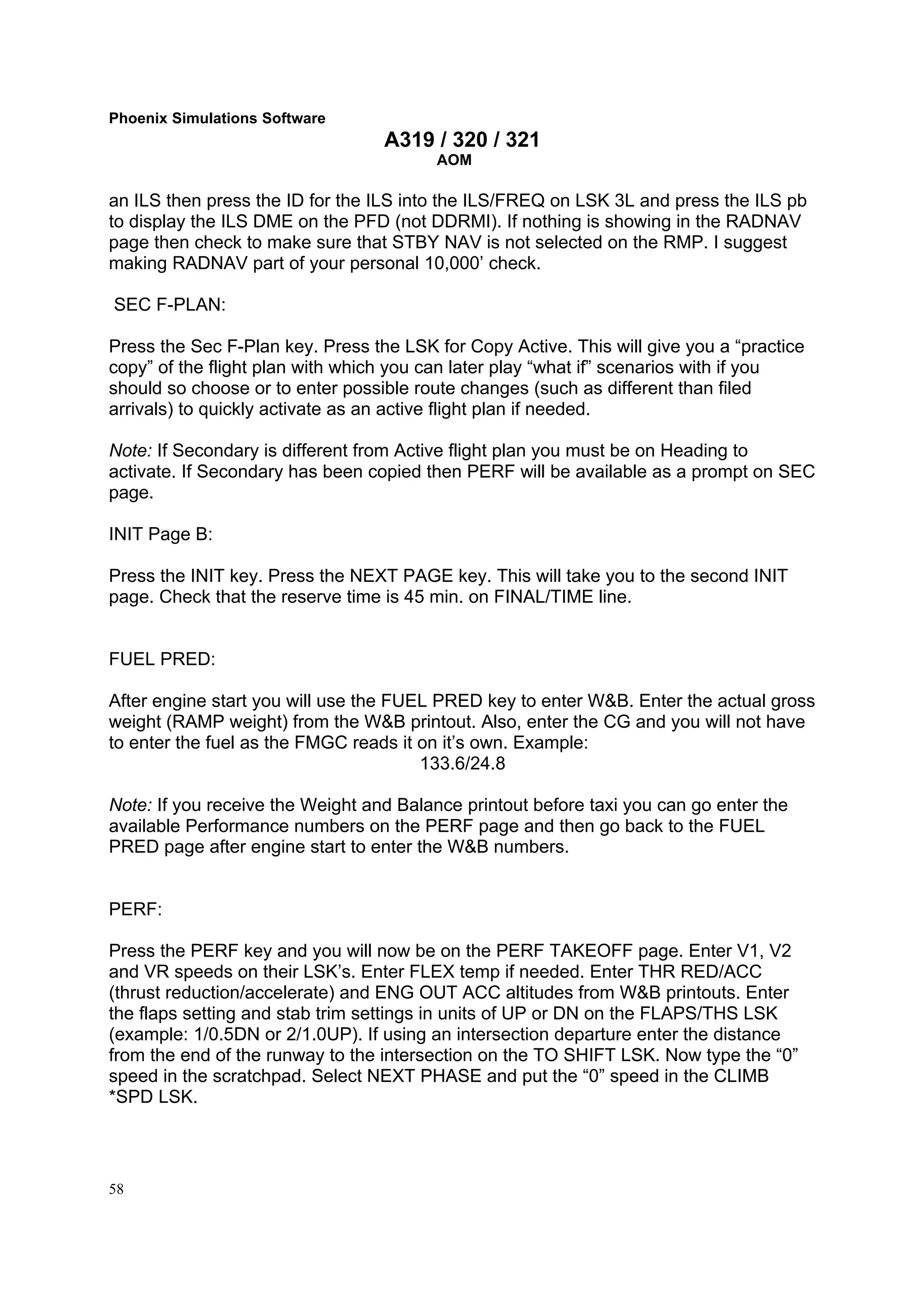 Airbus a320 aircraft operation manual | PDF