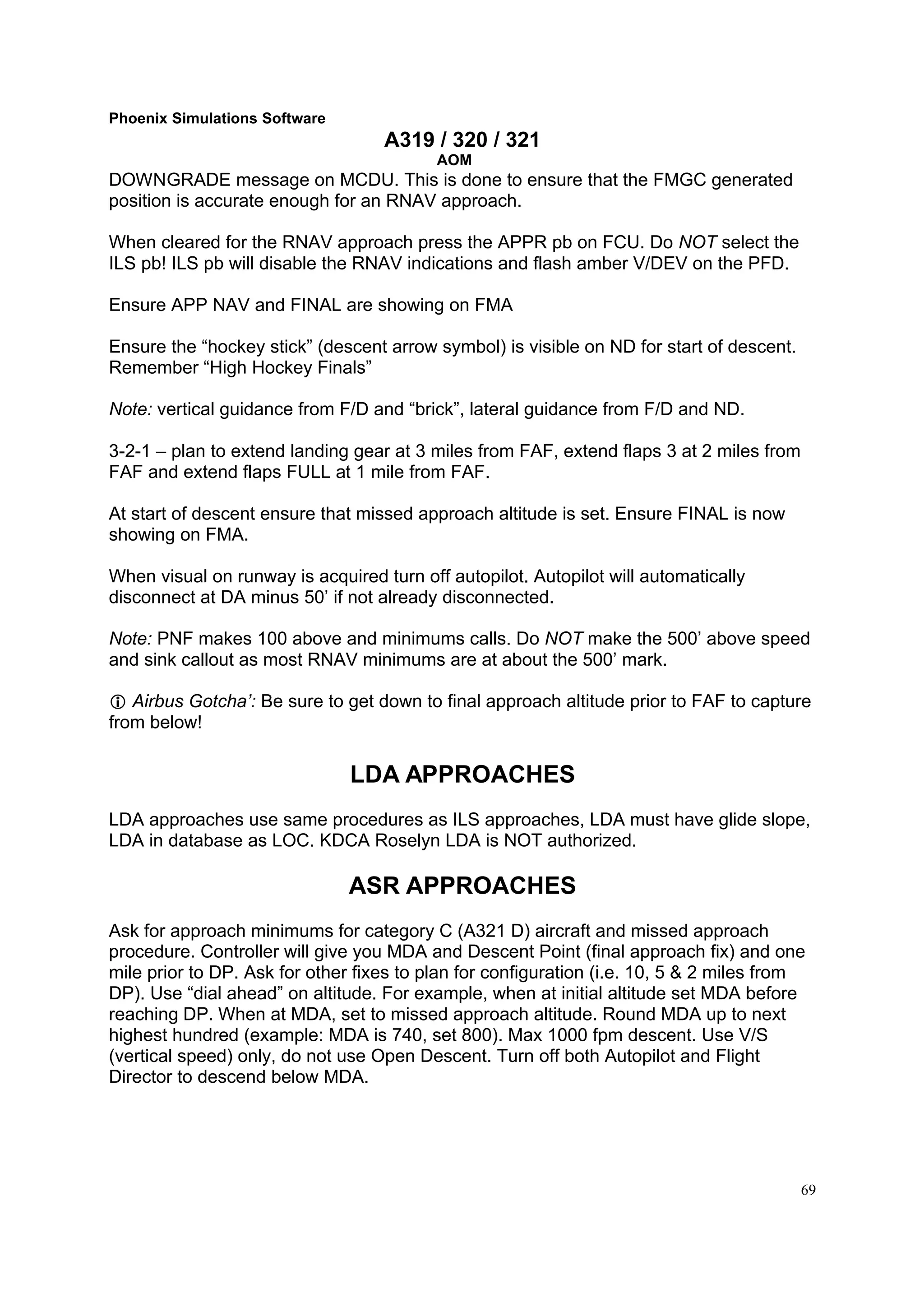 Airbus a320 aircraft operation manual | PDF