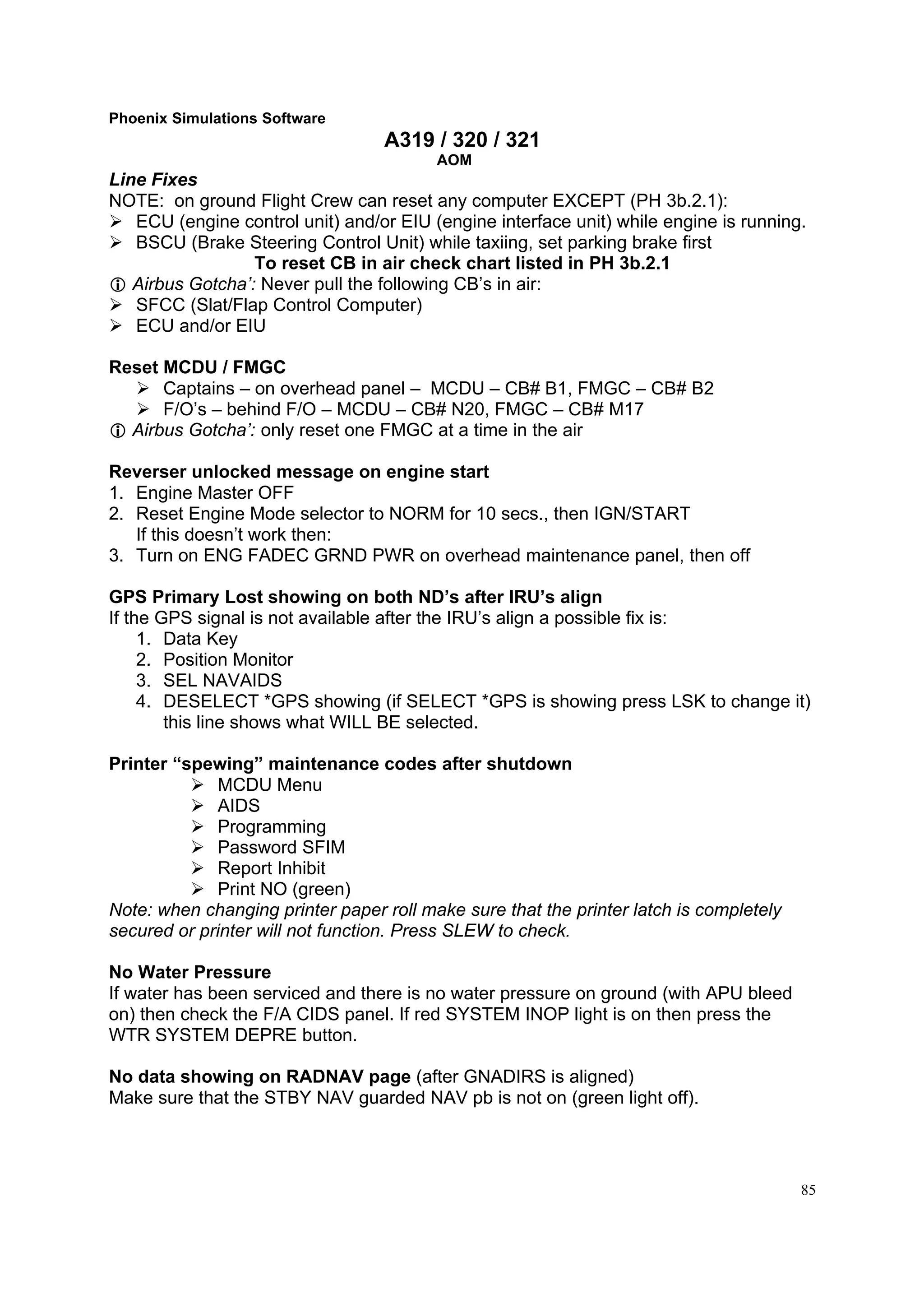 Airbus a320 aircraft operation manual | PDF
