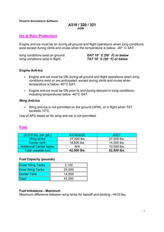Airbus a320 aircraft operation manual | PDF