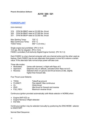 Airbus a320 aircraft operation manual | PDF