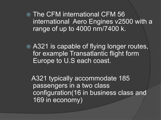 Airbus A321 | PPTX | Air Travel | Travel Type