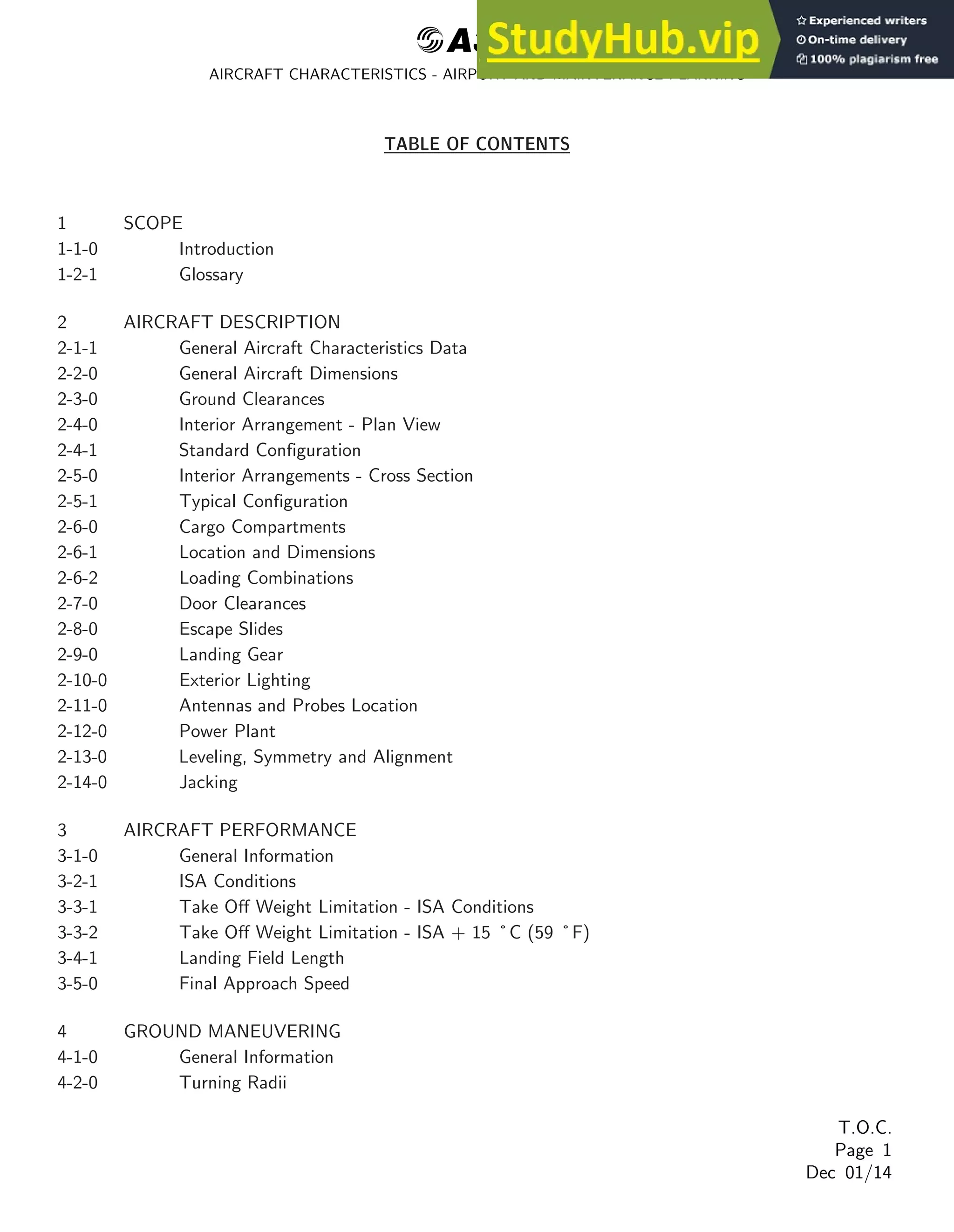 AIRBUS A380 AIRCRAFT CHARACTERISTICS AIRPORT AND MAINTENANCE PLANNING ...