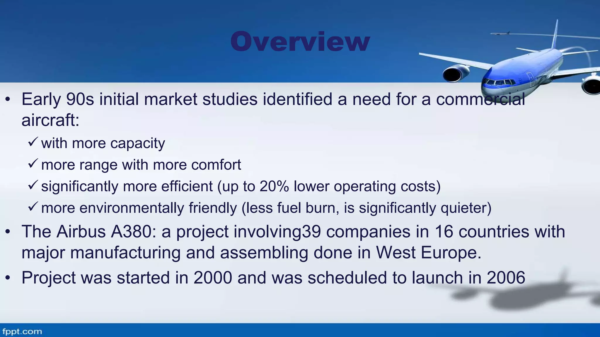 Airbus a 380 Project Analysis | PPTX
