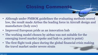 Airbus a 380 Project Analysis | PPTX
