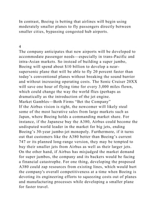 Airbus and BoeingA Comparison of Two Airline and Aerospace Rival.docx