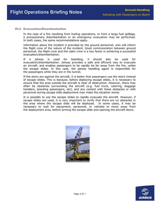 Airbus safetylib -flt_ops-gnd_hand-seq01 | PDF