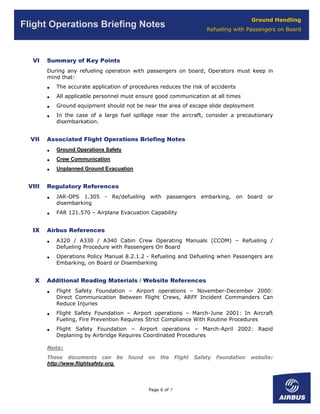 Airbus safetylib -flt_ops-gnd_hand-seq01 | PDF